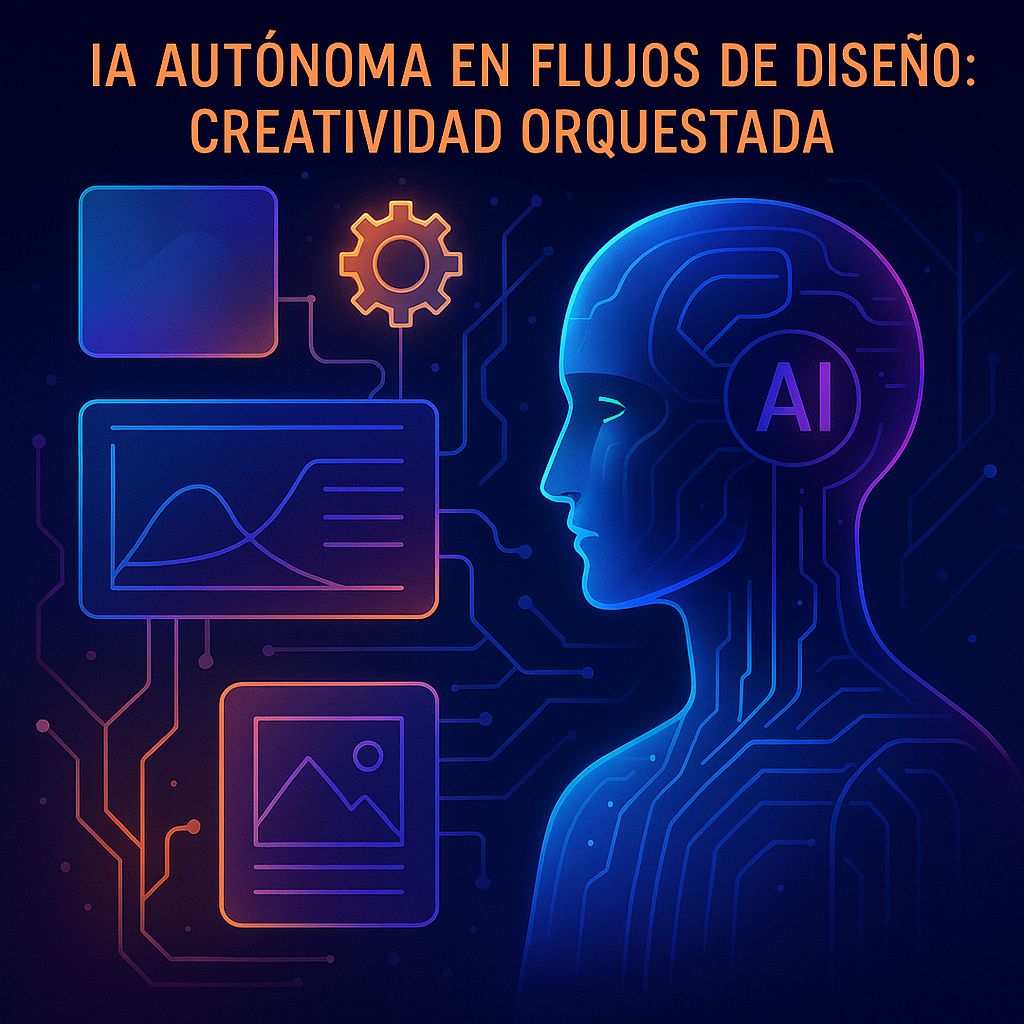 IA Autónoma en flujos de diseño: Creatividad orquestada - Usa la InteligencIA